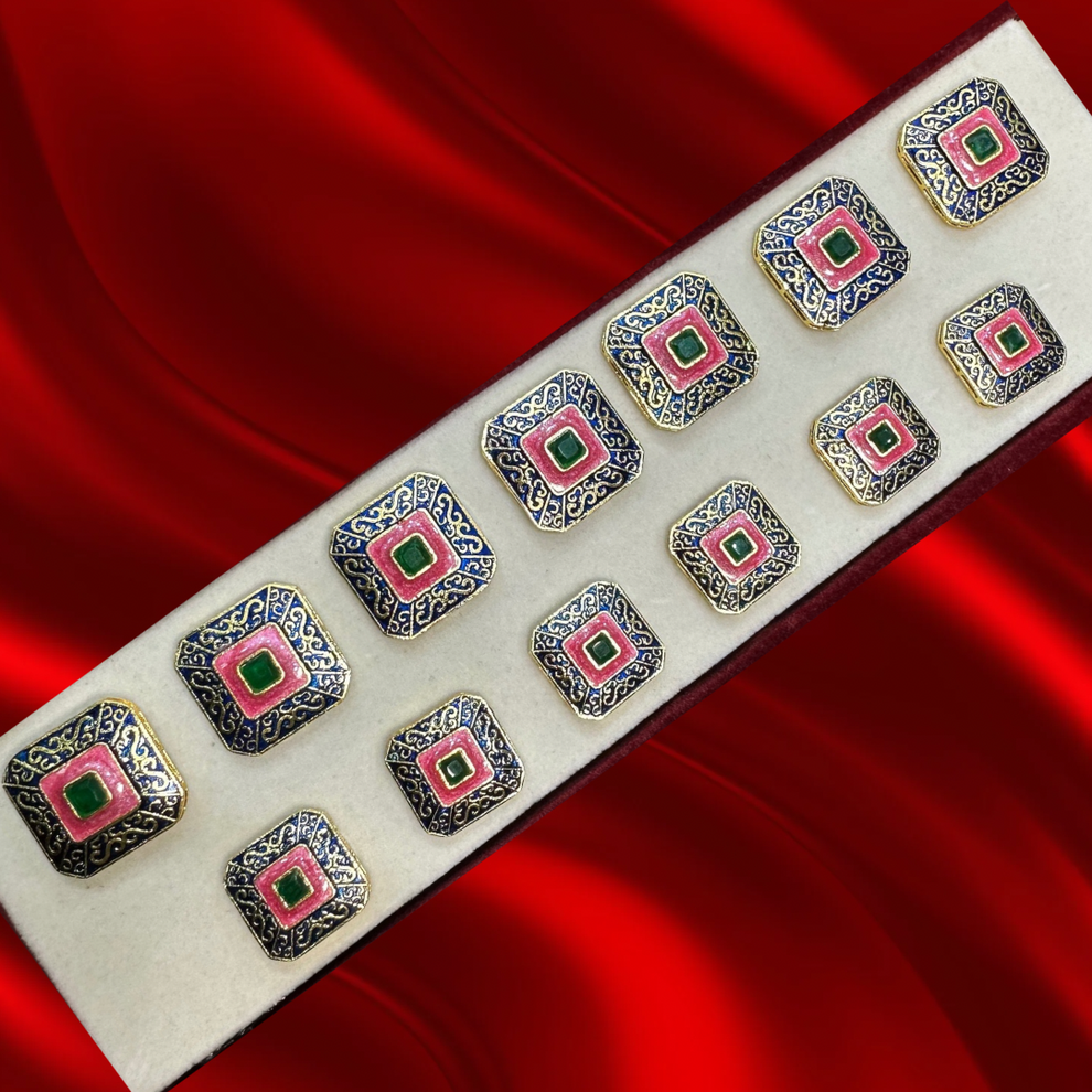Sherwani Button (7 Big & 6 Small Pcs) – SMD TRIMS